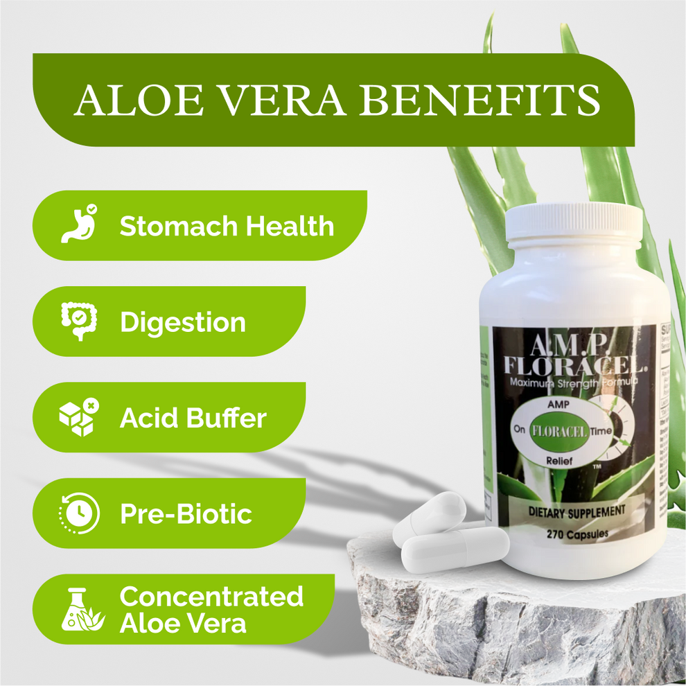 Organic Aloe Vera Supplement Capsules | AMP Floracel® – A.M.P Floracel®